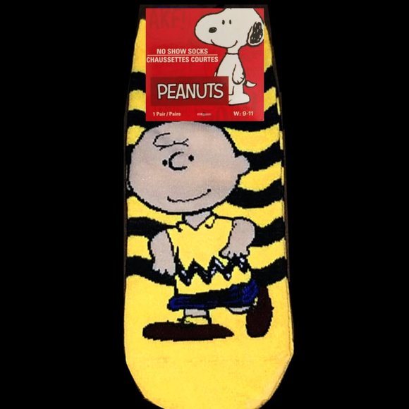 Peanuts | Accessories | Peanuts Charlie Brown Striped Socks | Poshmark